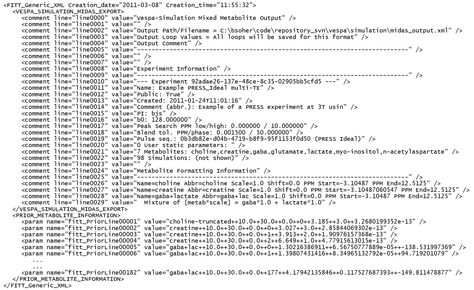 Simulation User Manual · Vespa Documentation