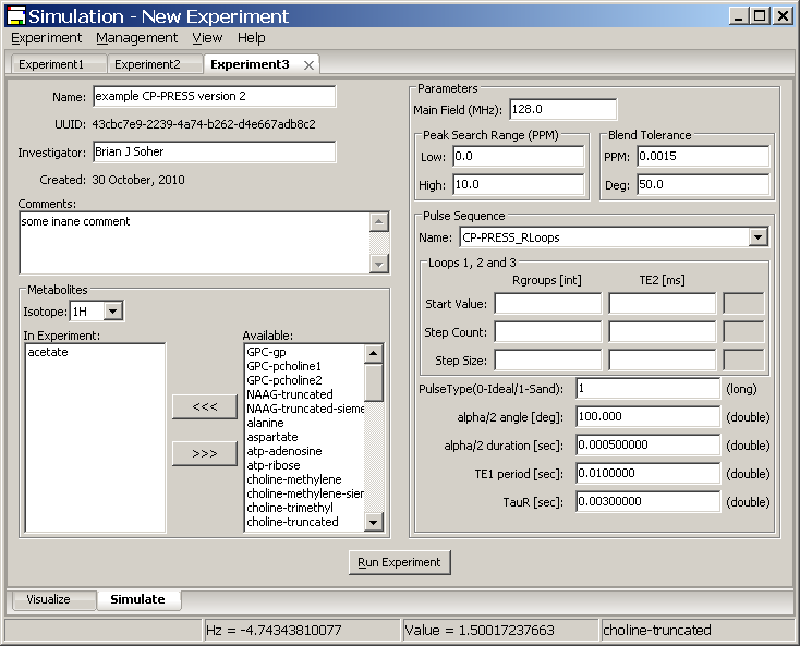 Simulation User Manual · Vespa Documentation